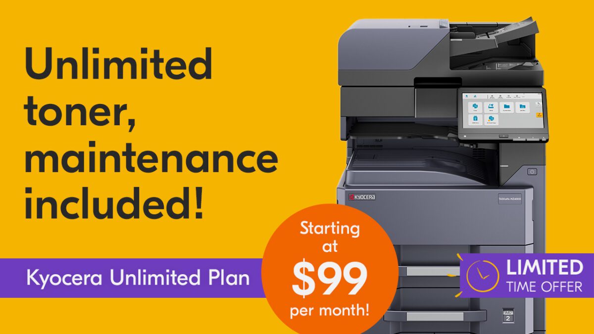 Introducing The Kyocera Unlimited Printer Lease - CBS